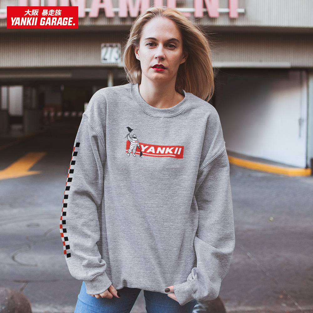 Yankii Garage | Japanese Hoodie - Michelin Street Racing black – Yankii ...
